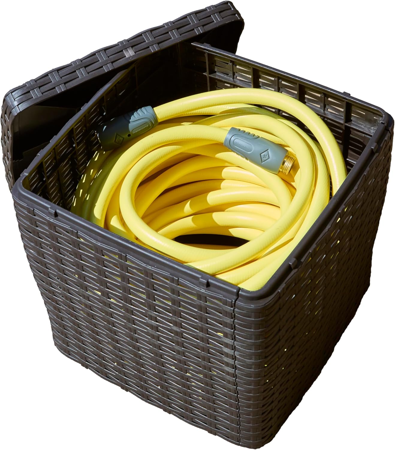 Real Hose Storage - Outdoor Garden Hose Storage Box